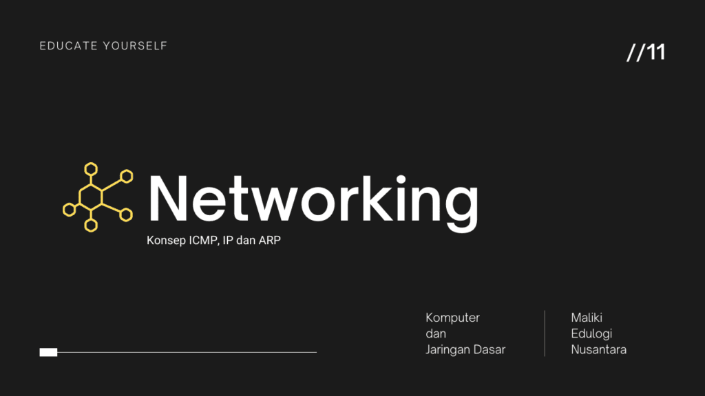 Konsep ICMP, IP dan ARP - MALIKI EDULOGI NUSANTARA